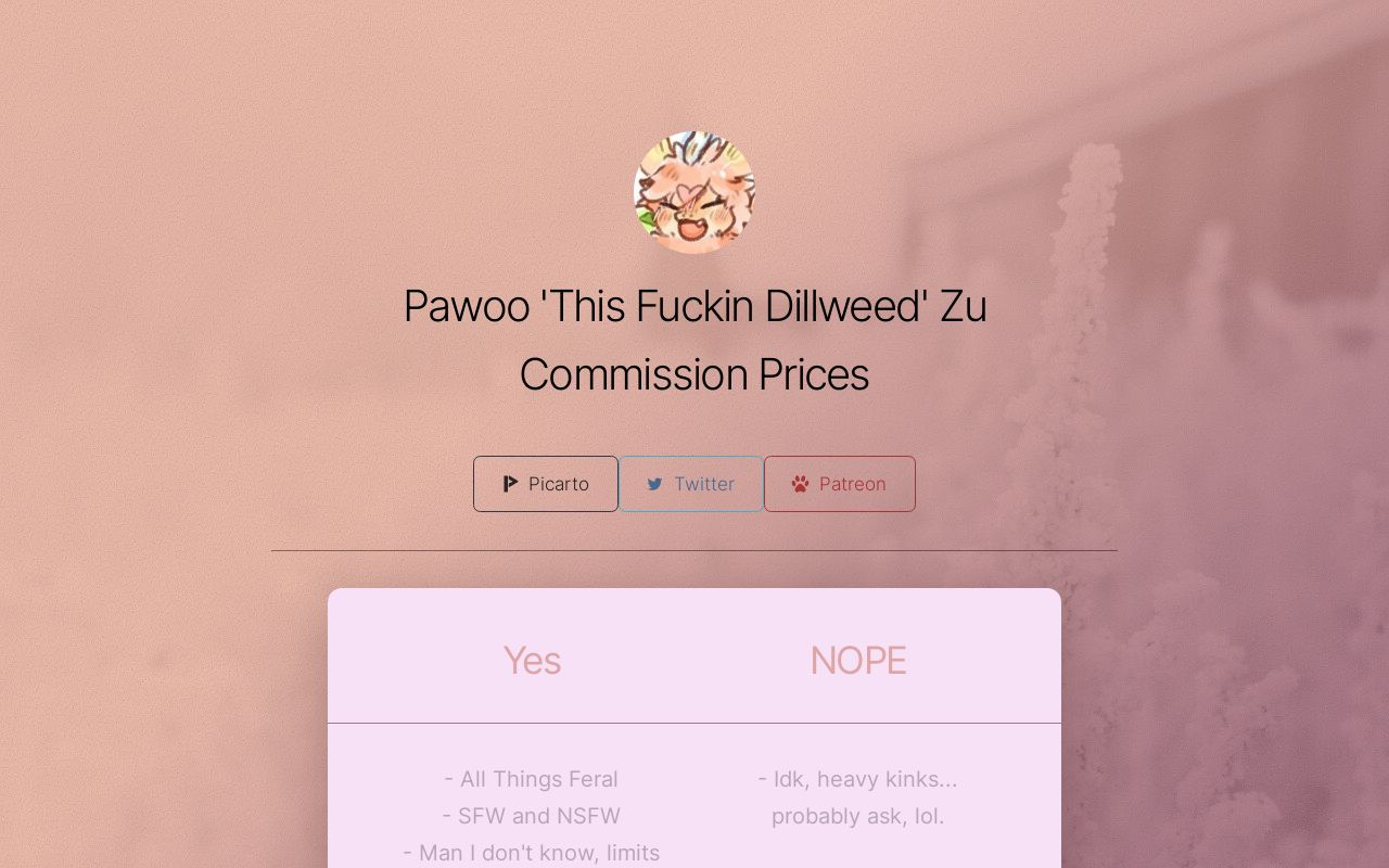 Pawoos Comm Info